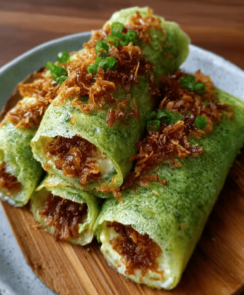 Pandan Coconut Cream Crepes: A Delightful Recipe Today! - yumyumrecipe.com
